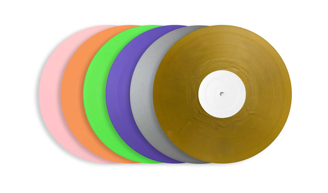 Schallplatten: Farben & Effekte für Ihre Pressung - optimal media