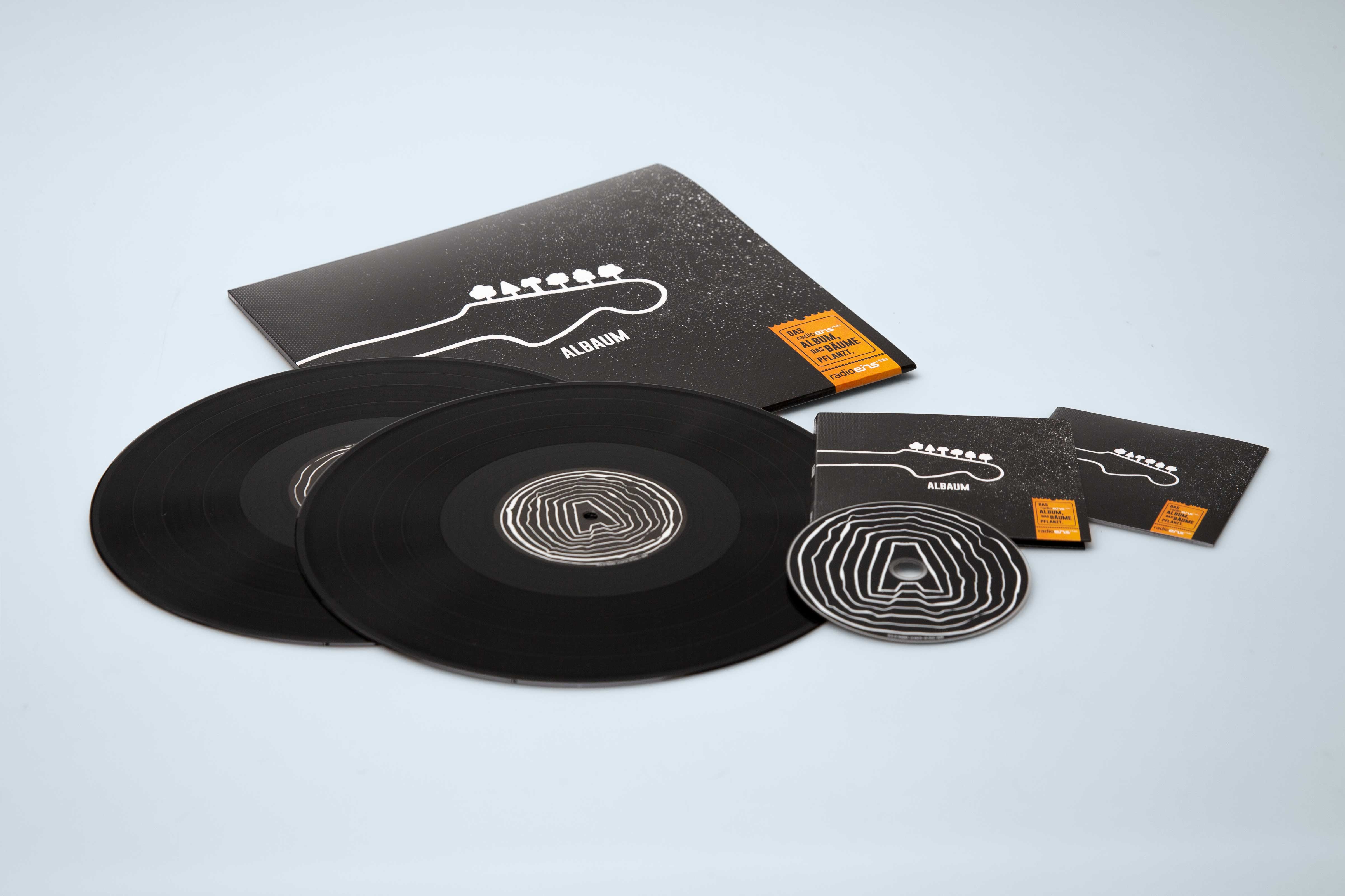 Albaum: Music on 100% recycled vinyl record - optimal media