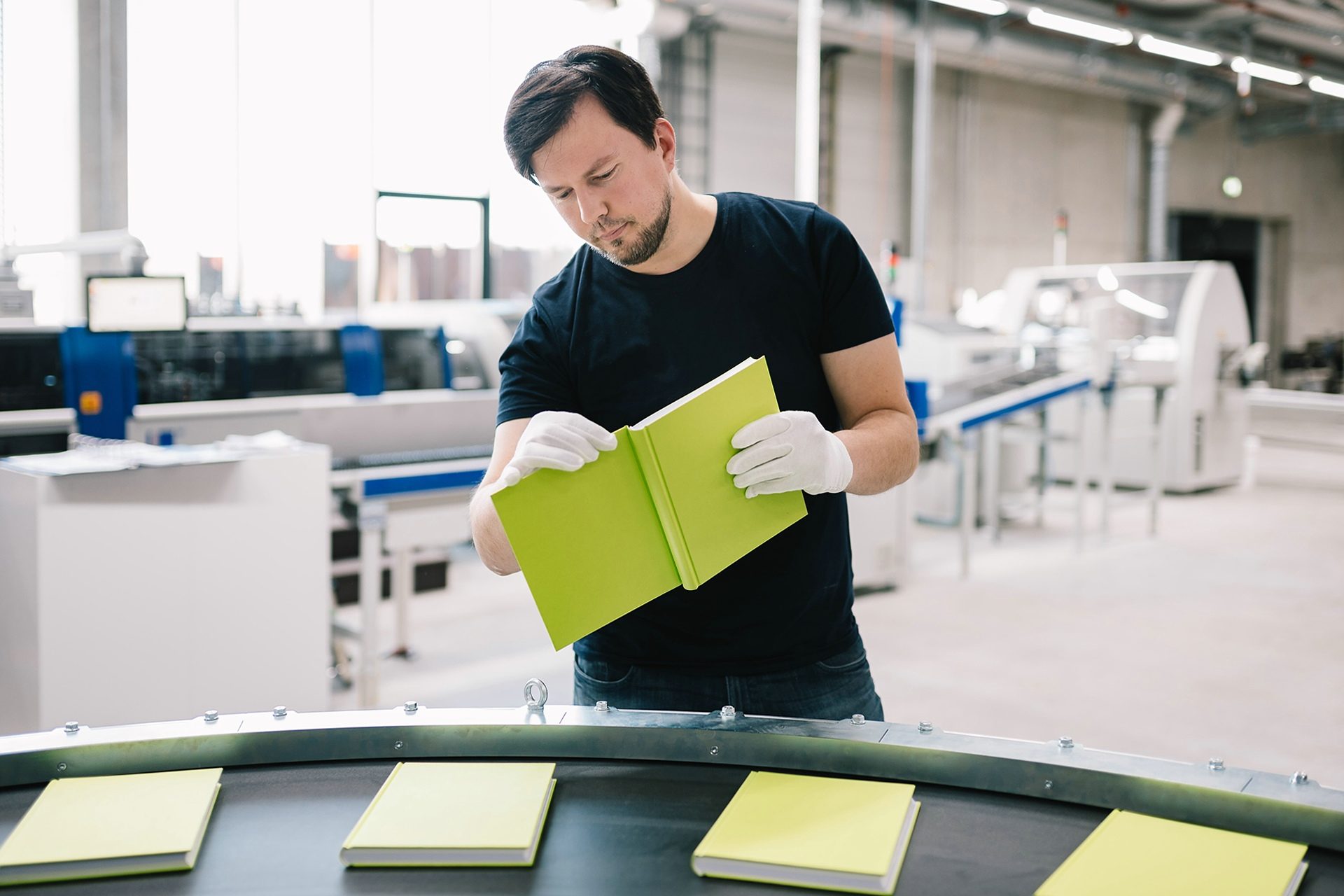 Career: Work at optimal media in Röbel - optimal media